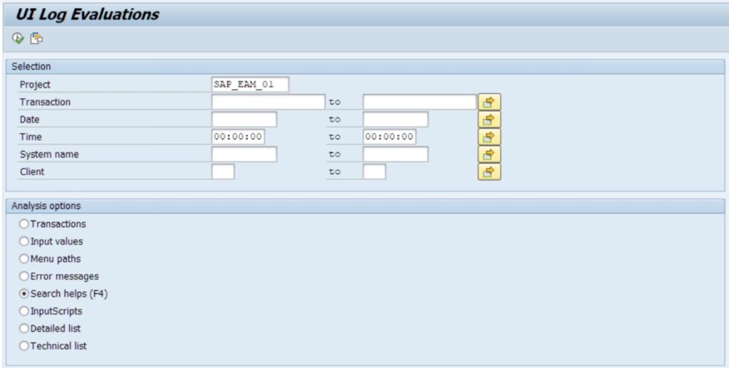 検索ヘルプ分析 | sap-guixt